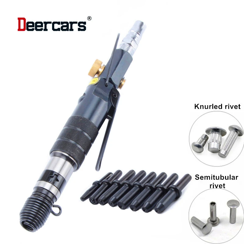 Straight Pneumatic Riveter Gb827 Air Riveting Tool Aluminum Nameplate ...