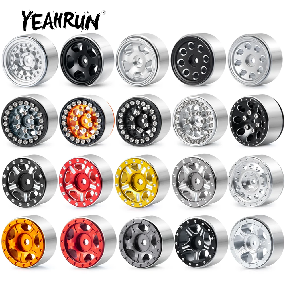 Axial Scx24 Upgrade Parts | Beadlock Wheel Rims Hubs | 1.0inch Beadlock ...