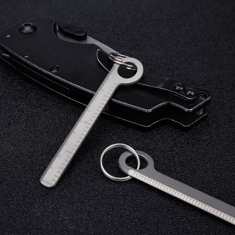 1pcs-Mini-Titanium-Alloy-Ruler-Outdoor-EDC-Tool-Small-Titanium-Ruler ...