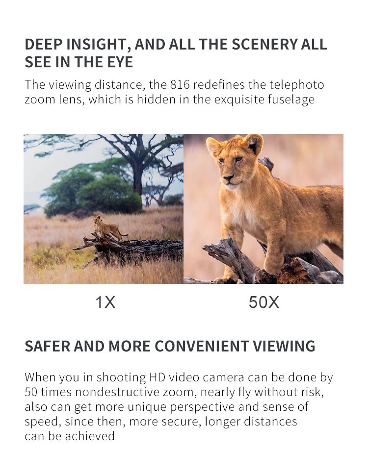 Visuo XS816 RC Drone 4K 1080P Dual Camera WIFI FPV Drones Gesture ...