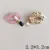 5pcs/lot Rhinestone Alloy Buttons Lipstick Red Lips Button For Girl ...
