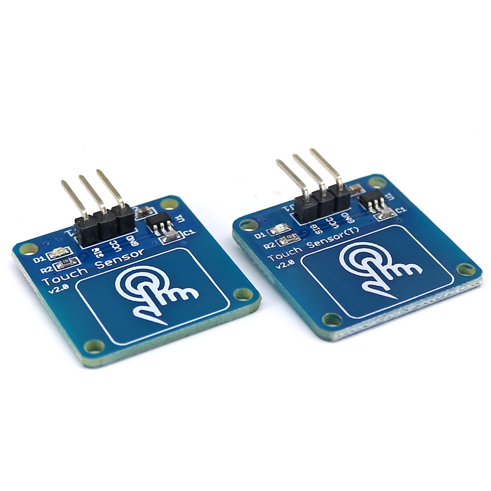 Gold-plating Touch Sensor Kit Touch Button Digital Capacitive Switch Key Module (Direct Mode ...