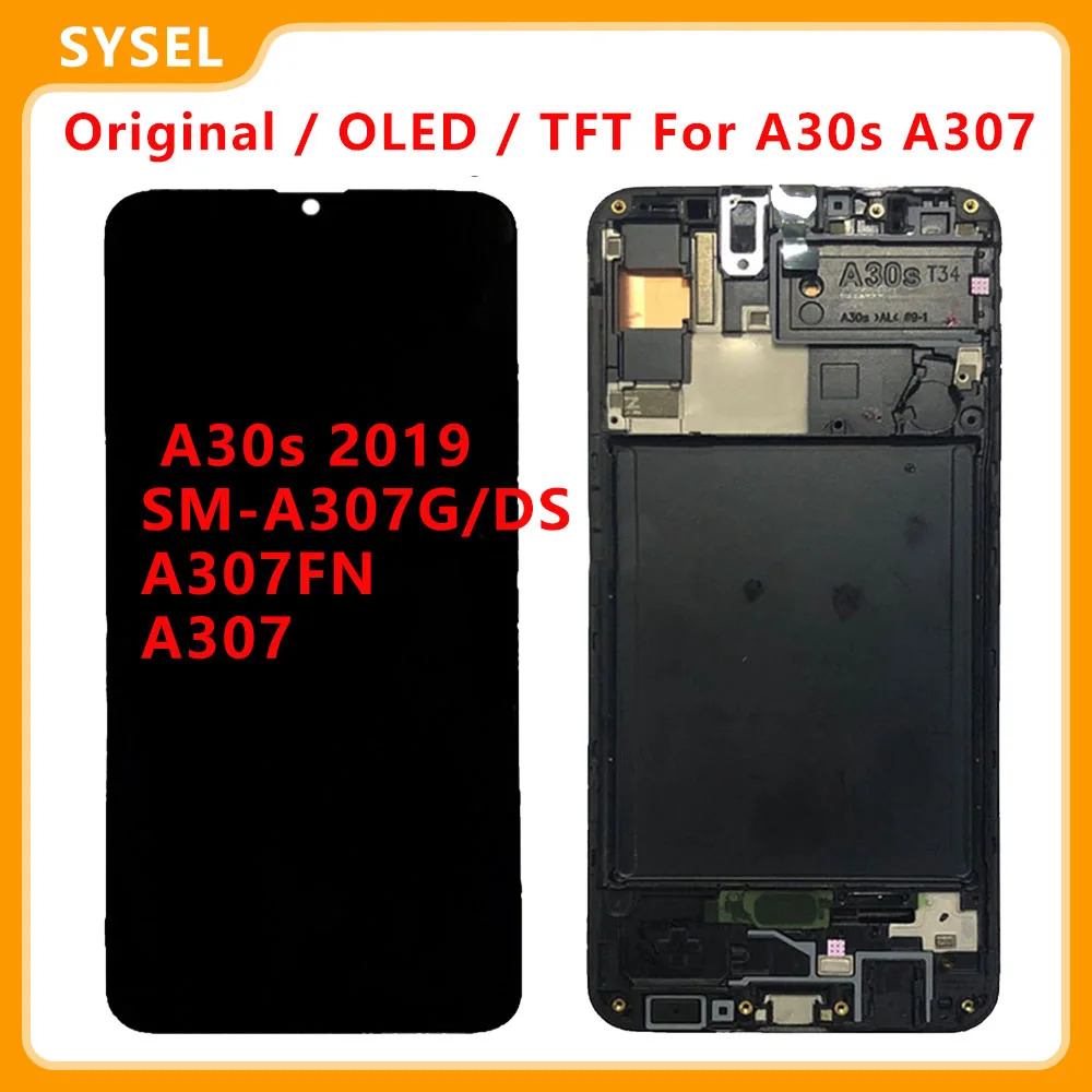 Pantalla LCD Original para Samsung galaxy A30s 2019 SM A307G/DS A307FN ...