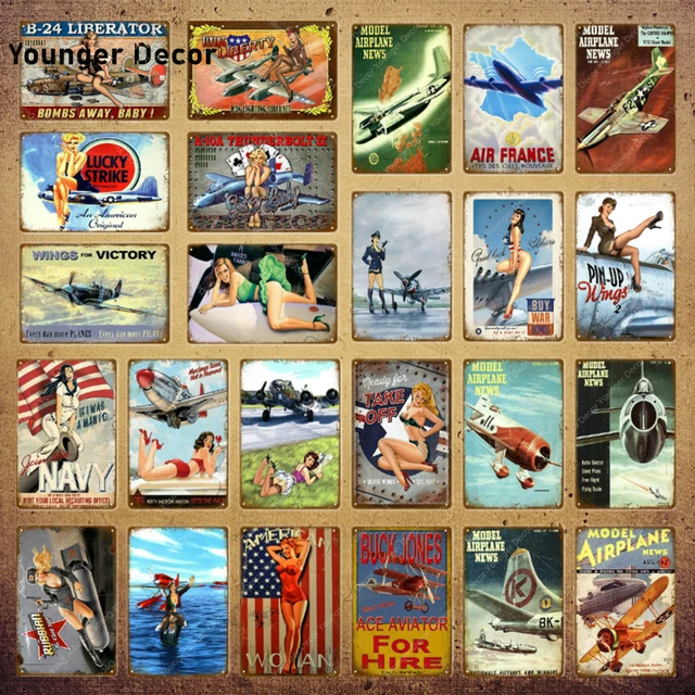 Vintage Aviation Signs
