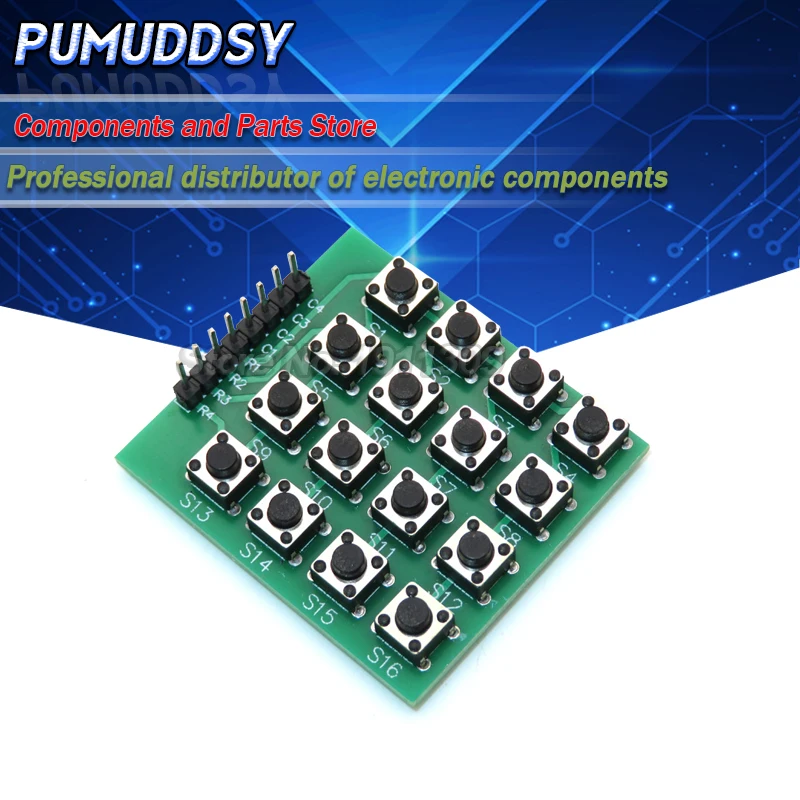 1pcs 4x4 Matrix 16 Keypad Keyboard Module 16 Button Mcu New ...