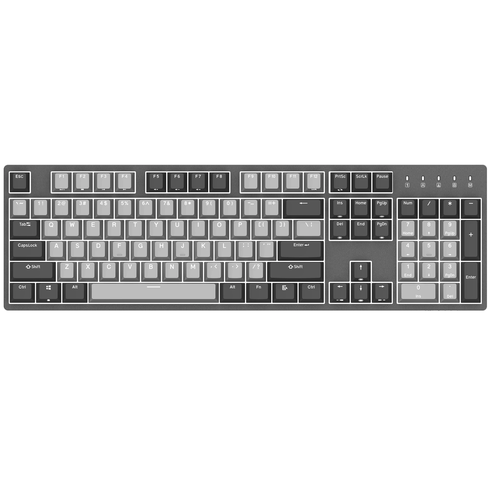 Durgod 104 Corona K310 Backlit Mechanical Keyboard Cherry Mx Switches ...