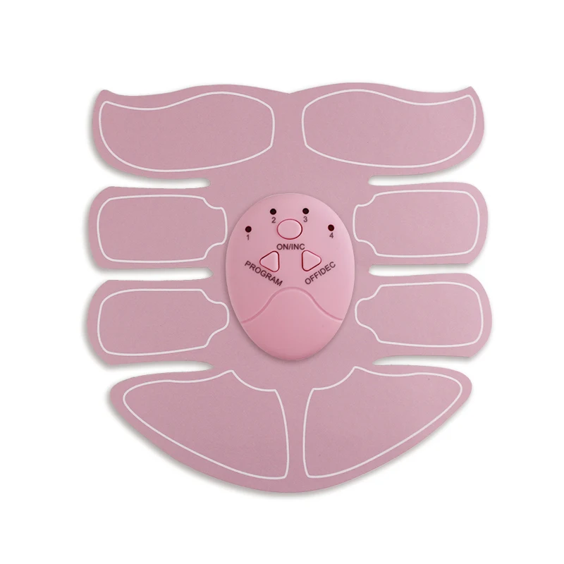EMS ABS Stimulator Abdominal Trainer Electric Massager Muscle Training ...