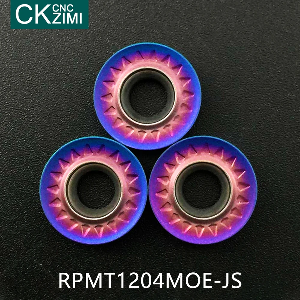 10pcs Carbide Insert Rpmt1204mo E Js Circular Internal Milling Turning ...