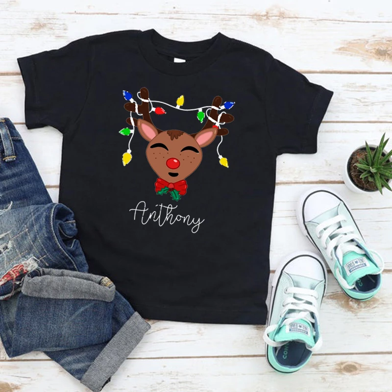Reindeer Toddler Girl Shirt