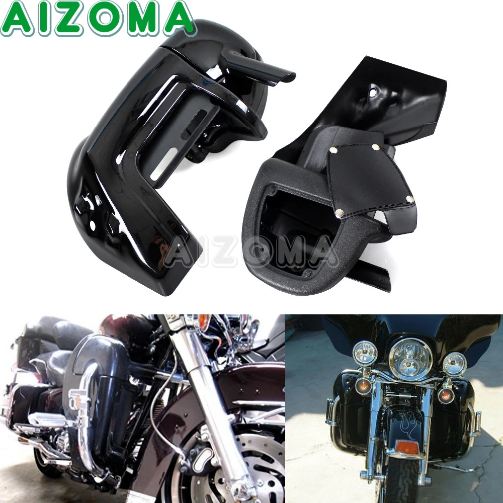 Motorcycle Vented Lower Painted Leg Fairings Kit For Harley Touring ...