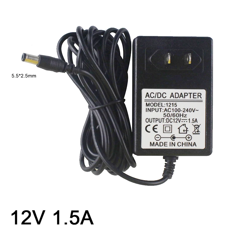 어댑터 12V 1.5A Yamaha PSR E263 353 313 323 333 343 5.5*2.5mm 키보드 피아노 전원 공급|AC/DC 어댑터| - AliExpress