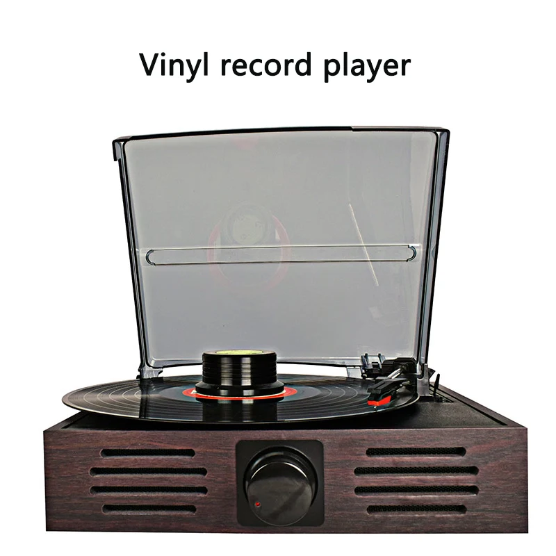 Vinyl Record Player With Speaker Turntable Multi-function Lp Record ...