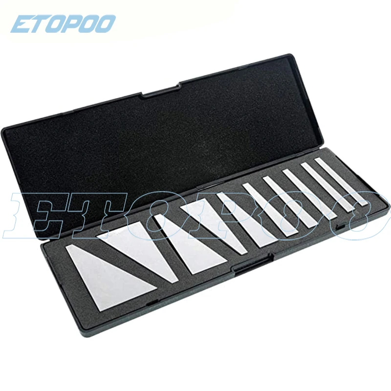 10 Pcs Precision Angle Block Set 1 To 5 Degree & 5 To 30 Degree Lathes ...