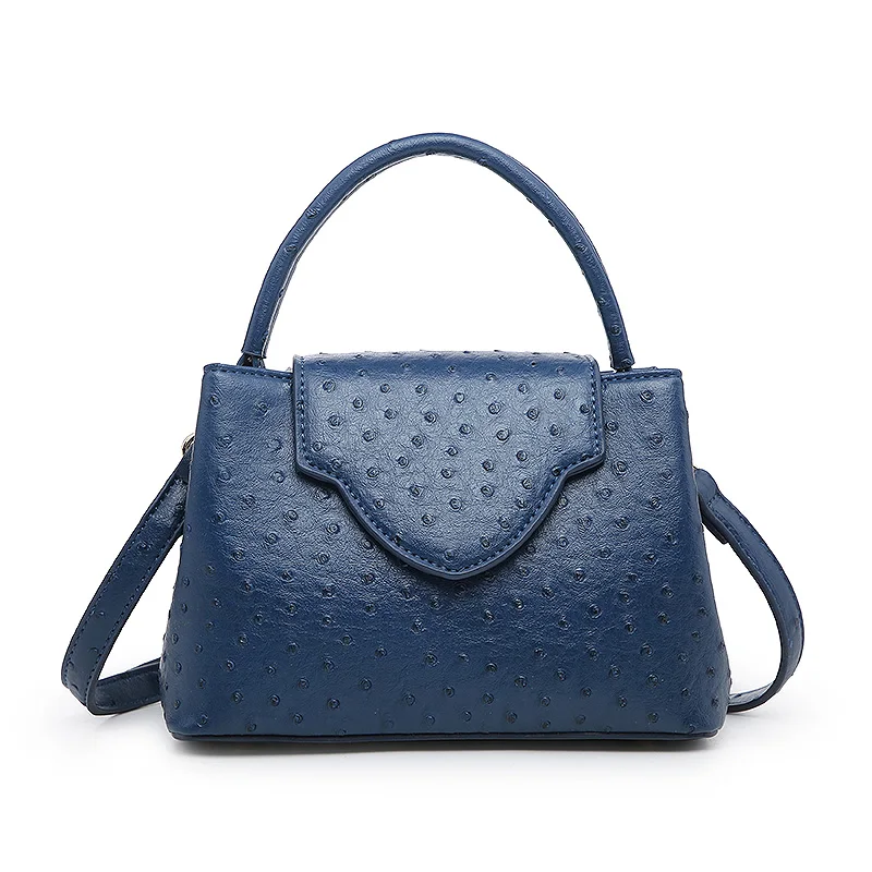 Monogrammed Letters Designer Luxury Handbags Women Bags Ostrich Pattern ...