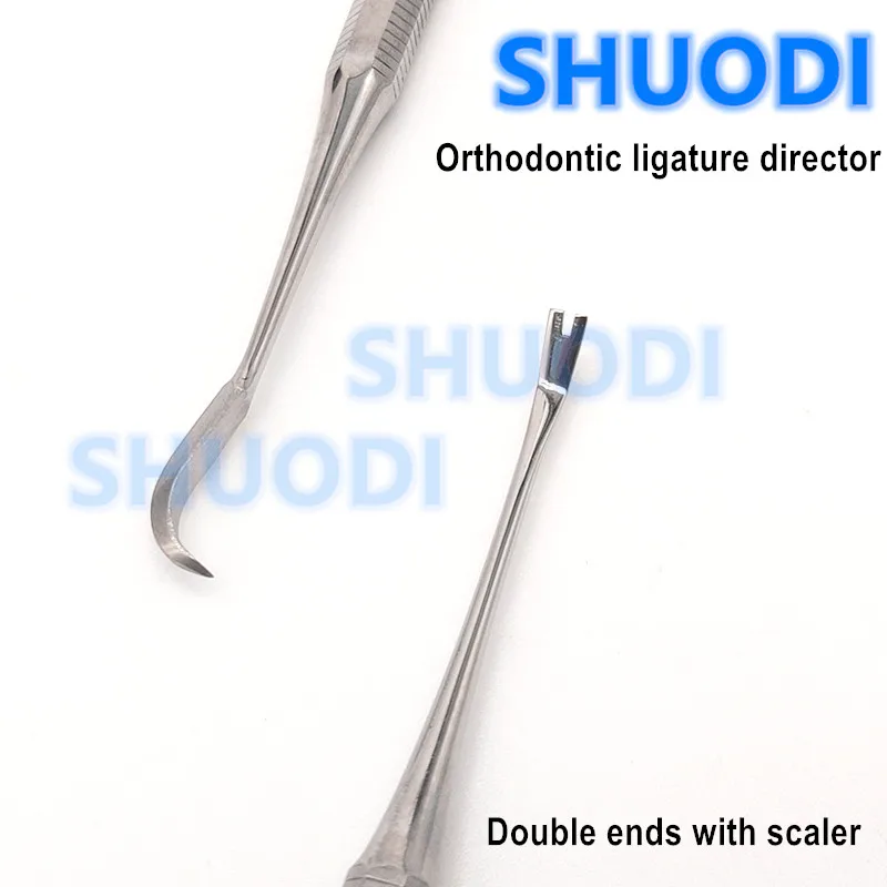 1 piece Double Ends Dental Orthodontic Ligature Director Curved With ...