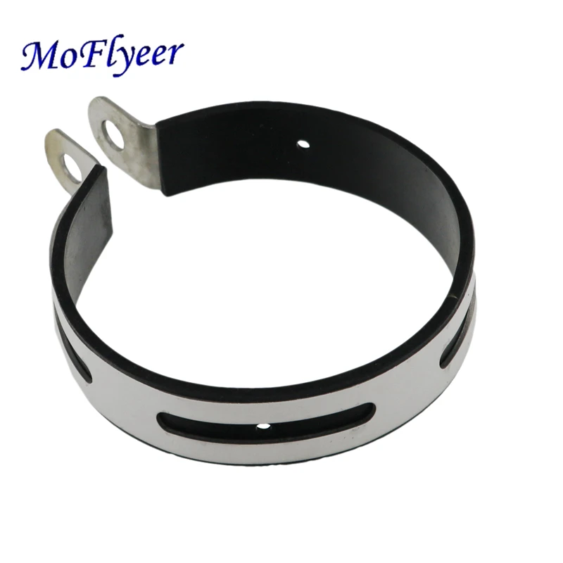 Exhaust-Pipe-Muffler-Escape-Motorcycle-Rubber-Holder-Clamp-Fixed-Ring ...