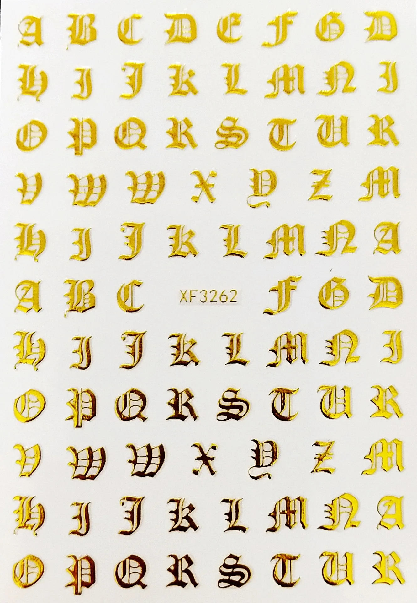 Old English Font A Z