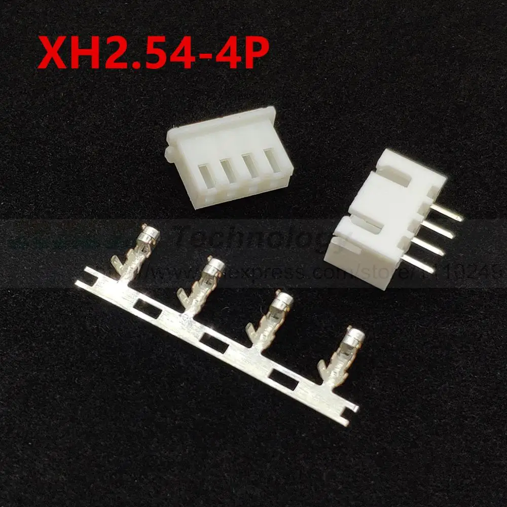 50set-lot-XH2-54-4p-2-54-mm-connector-50-pcs-female-housing-50pcs-male ...