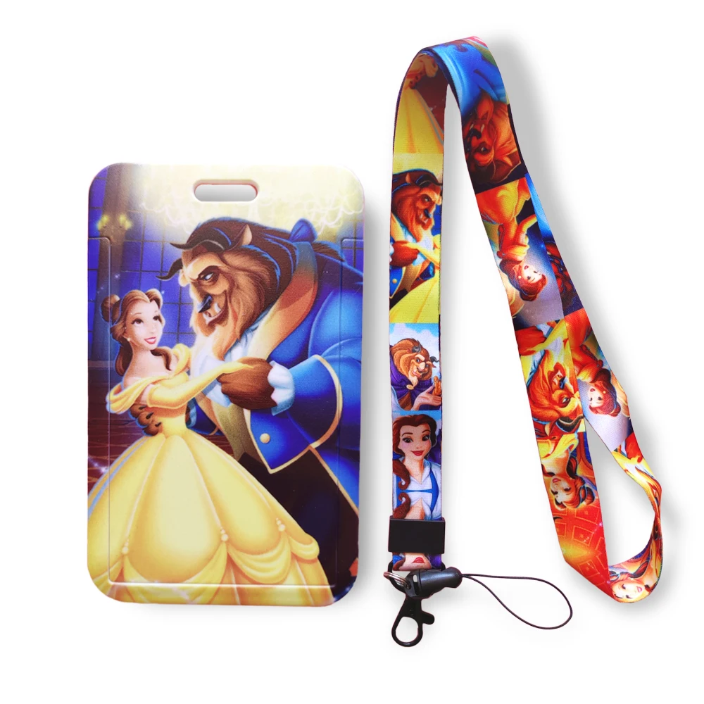 Badge Holder Beauty Beauty | Beauty Beast Badge Holder | Disney Card ...