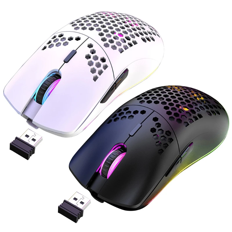 Generic G32b Xyh80 Hollow-Out Honeycomb 2.4ghz Wireless Gaming Mouse 4 ...