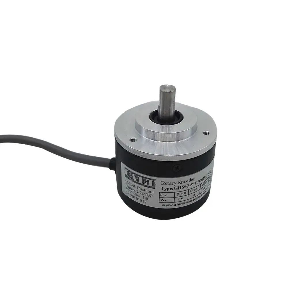 High Quality 52mm Solid Shaft Type Rotary Encoder 5v Line Driver Output ...