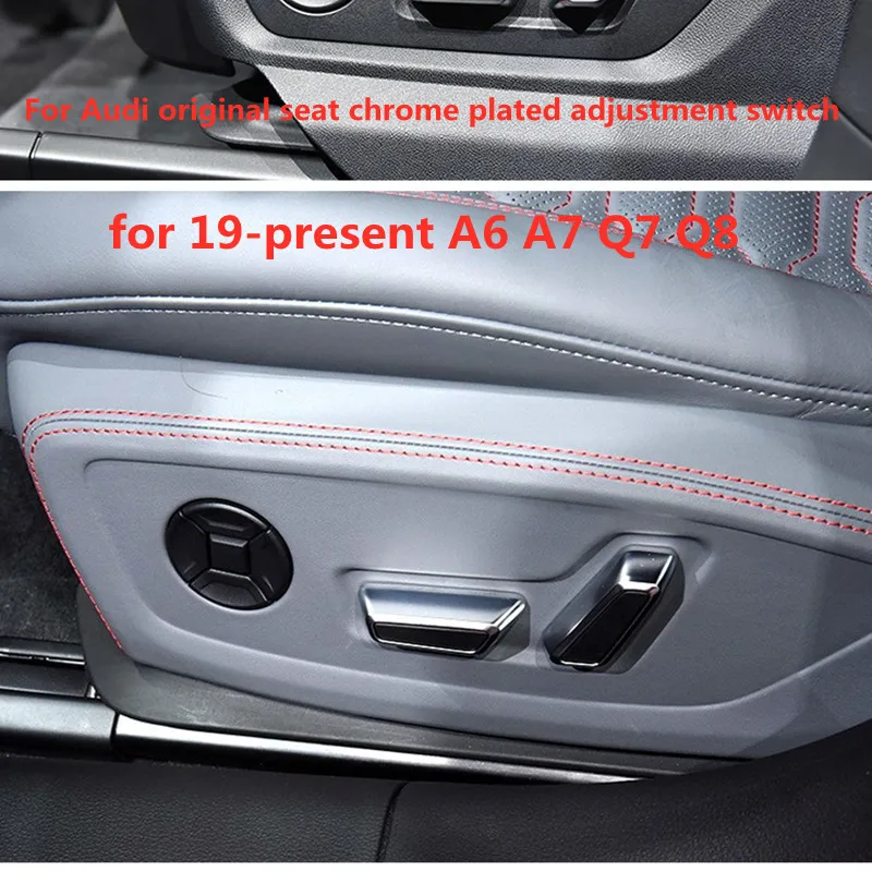 For-Audi-original-seat-chrome-plated-adjustment-switch-suitable-for-19 ...