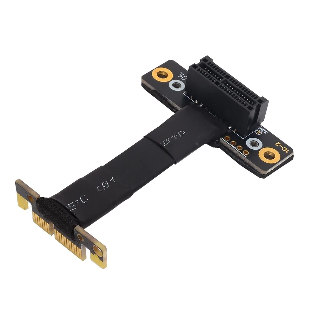Pcie X1 라이저 케이블 듀얼 90 도 직각 Pcie 3 0x1 ~ X1 연장 케이블 8gbps Pci Express 1x