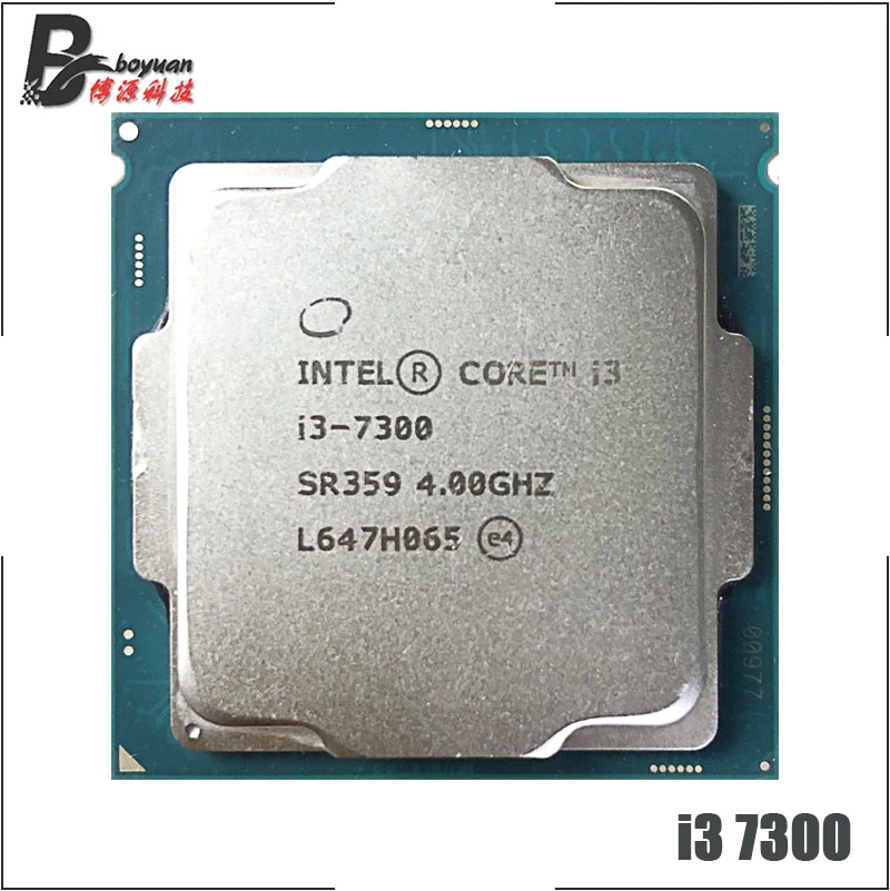 Intel core i3 7300 i3 7300 4.0 ghz usado processador de cpu de núcleo duplo 4m 51w lga 1151|CPUs ...
