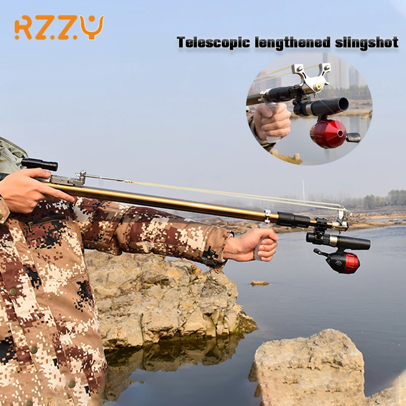 High Precision Hunting Slingshot Powerful Upgrade Outdoor Telescopic ...