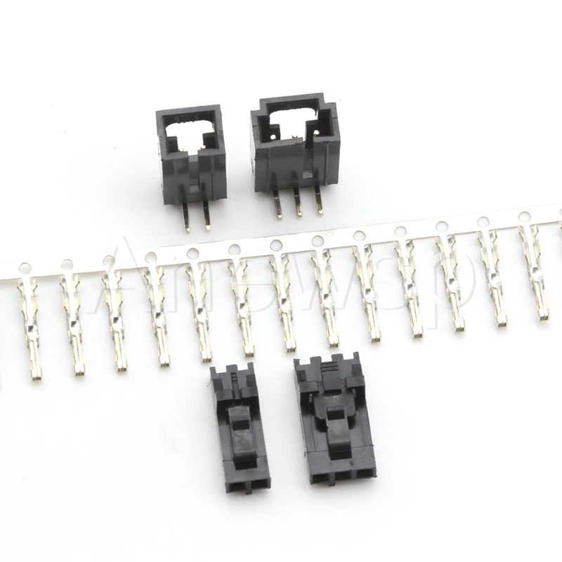 MX2.54 Dupont Connector Curved Pin Header + Housing + Terminal 2P 3P 4P 6P 8P 12Pin 2.54MM With ...