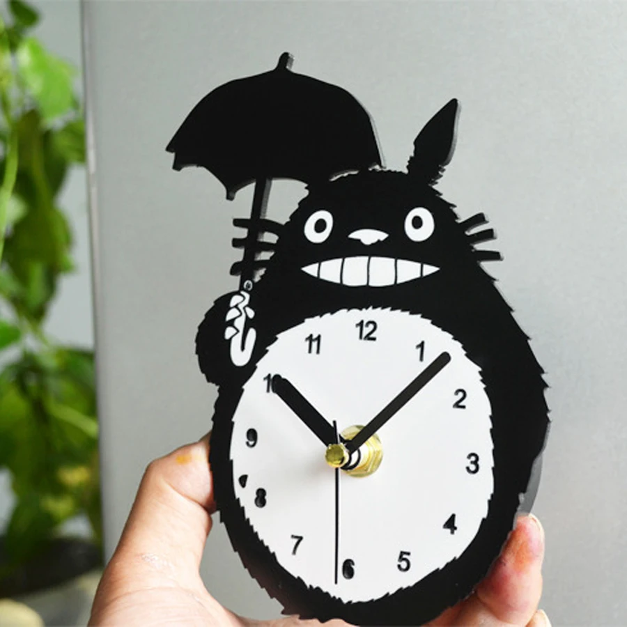 Totoro Anime Design Hanging Magnets Wall Clocks - KawaiiMerch.com