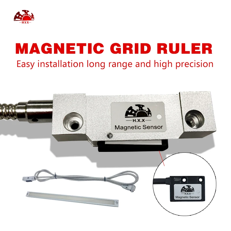 High-Precision-Milling-Lathe-Dro-Magnetic-Scale-5V-5U-Magnetic-Linear-Encoder-For-HXX-SINO ...