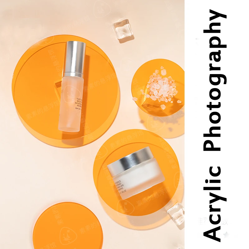 Creative-Color-Acrylic-Plate-Round-Translucent-Photographic-Props ...