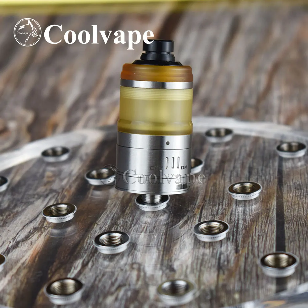 Coolvape Dome V3 RTA 재구성 가능한 탱크 전자 담배 분무기 rta 316 SS 3.5ml 24mm 직경 기화기 ...
