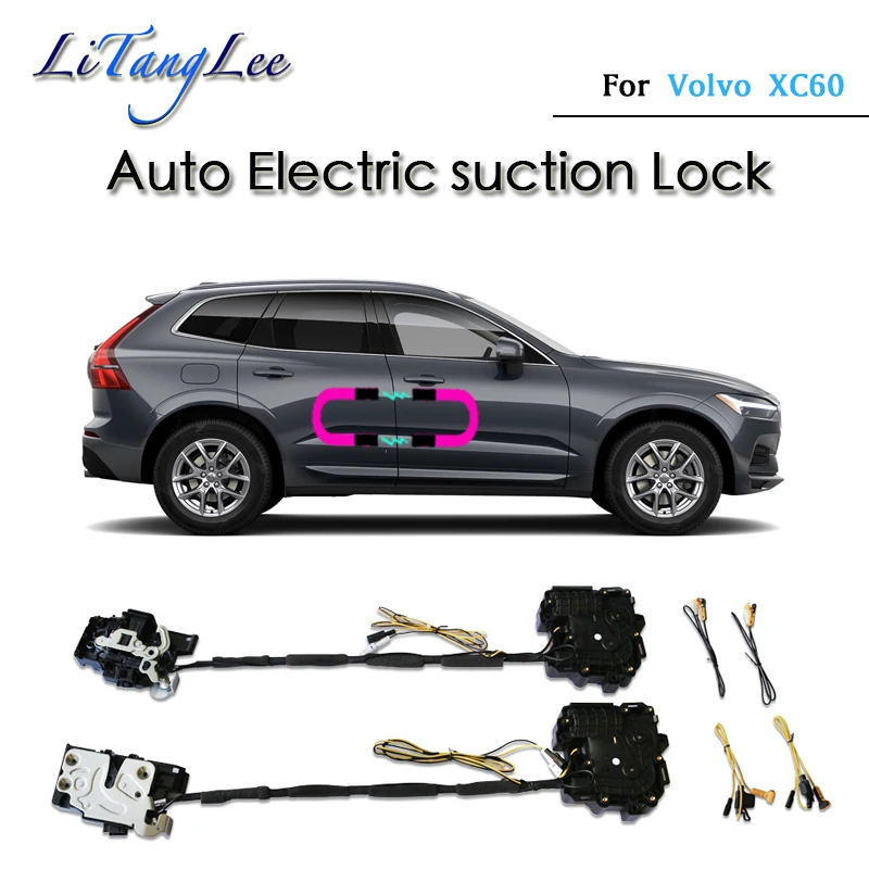 For Volvo Xc60 2018~2021 car Soft Close Door Latch Pass Lock Actuator ...