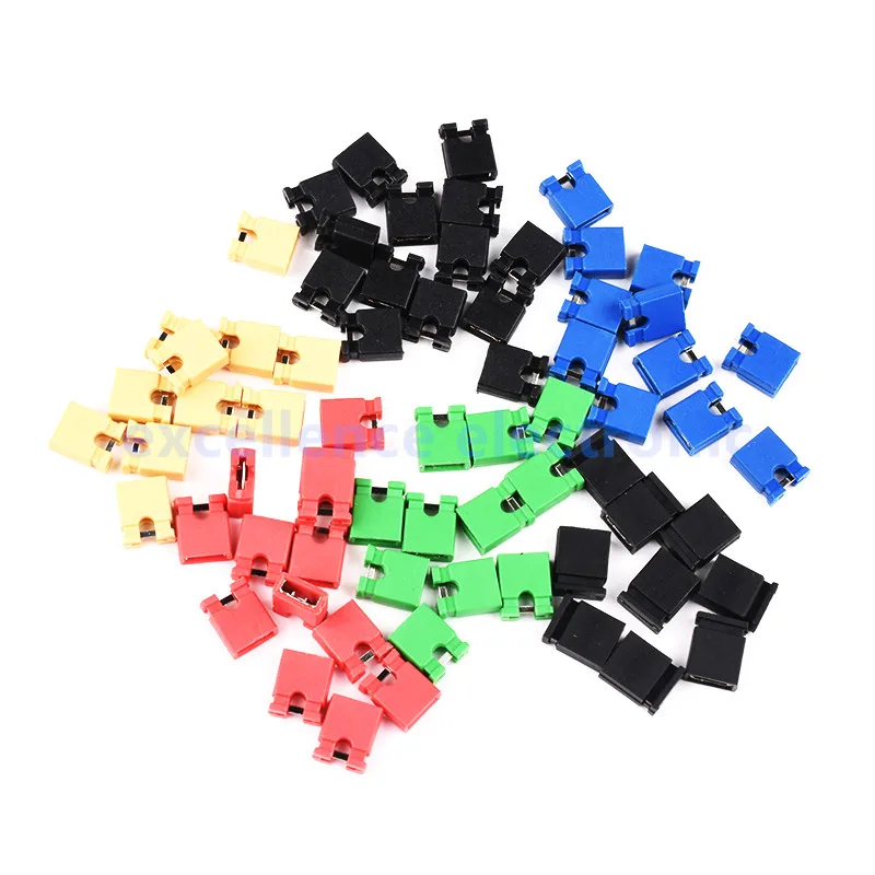 120PCS-Lot-2-54mm-Jumper-Cap-Colorful-Pin-Header-Standard-Computer ...