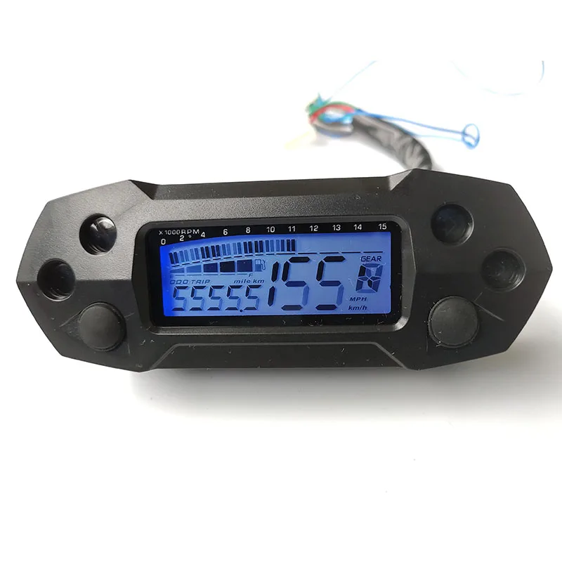 Universal Motorcycle Speedometer Odometer | Digital Meter Motorcycle ...