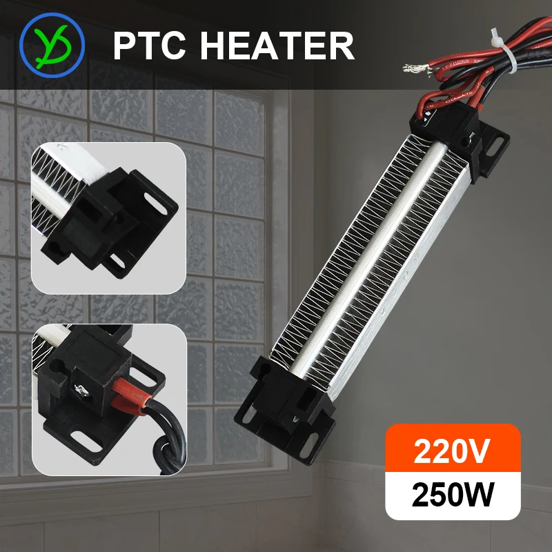 PTC ceramic air heater constant temperature heating element 250W 220V ...