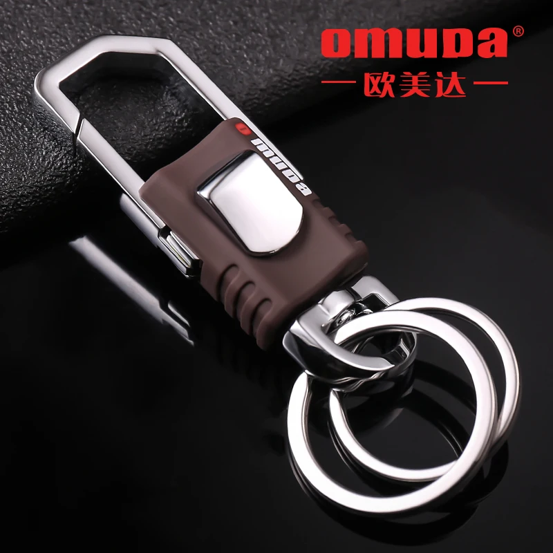 OMUDA-Car-Keychain-Simple-Male-Business-Waist-Hanging-Buckle-Stainless ...