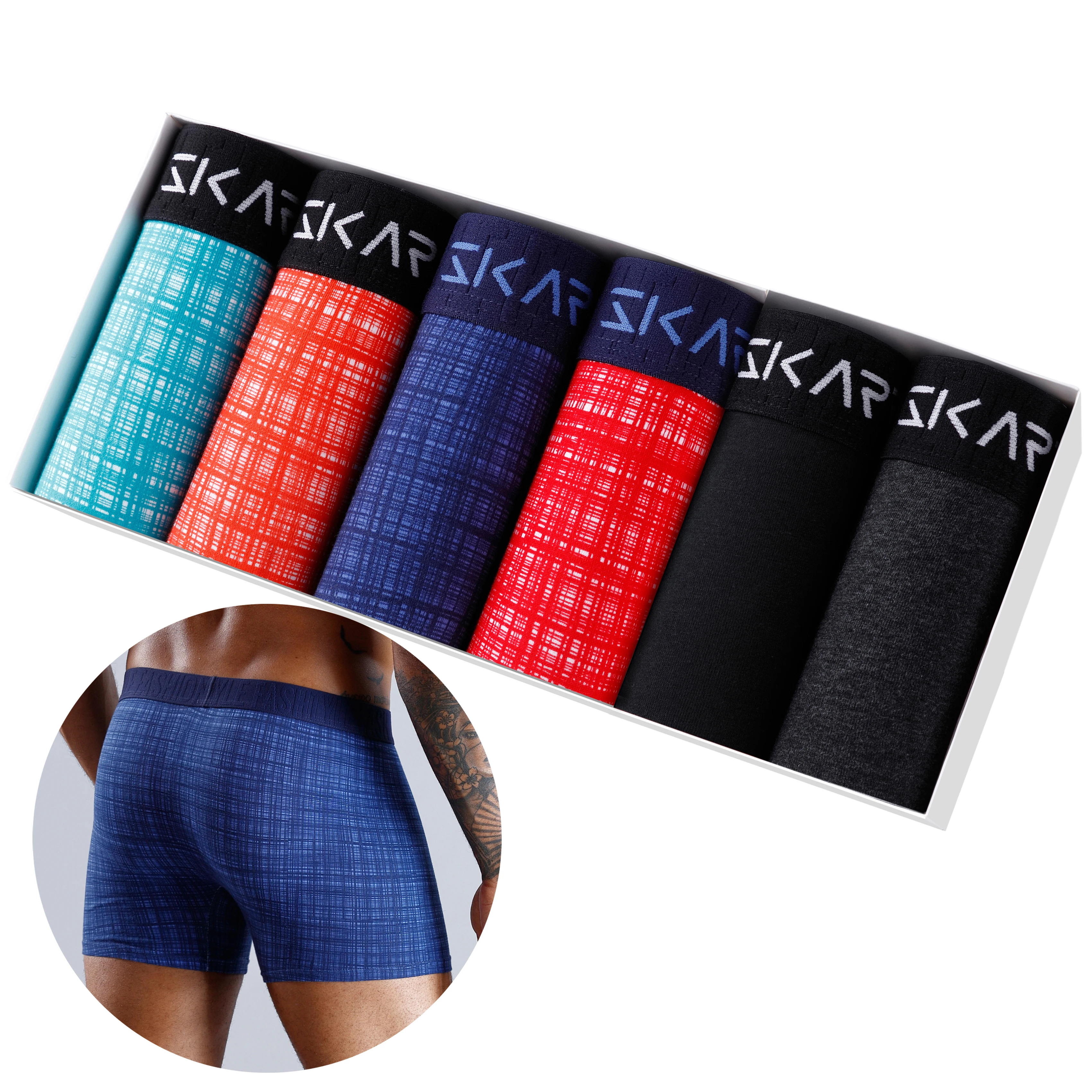SKARR-Boxer-shorts-uomo-Boxer-uomo-intimo-mutande-uomo-Boxer-intimo ...