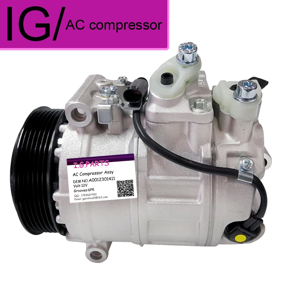 Compresor de CA automático para coche, accesorio para MERCEDES W203 ...