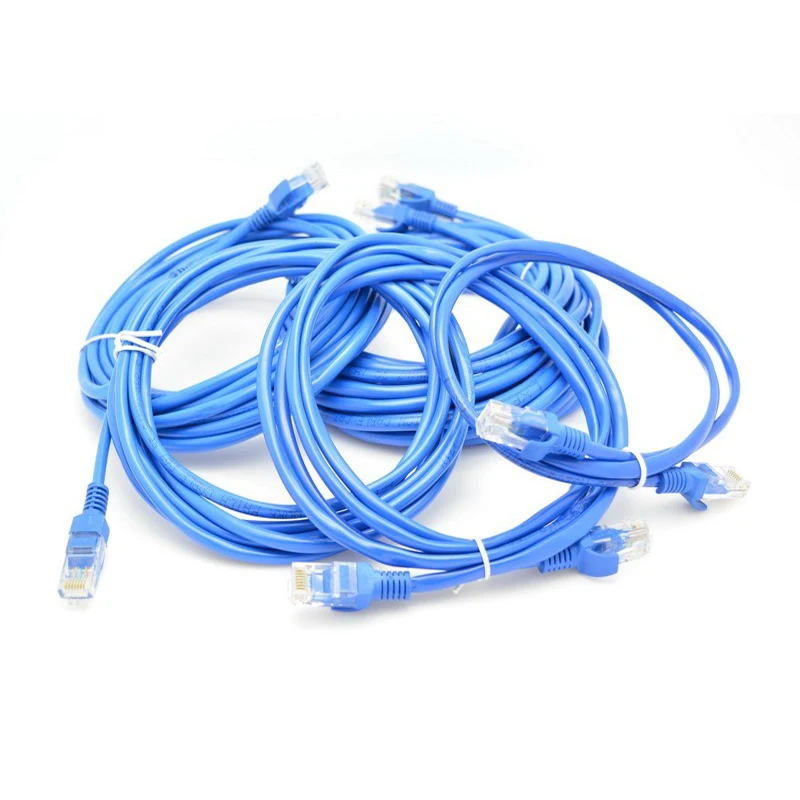 Blue Ethernet Internet LAN CAT5e Network Cable for Computer Modem ...