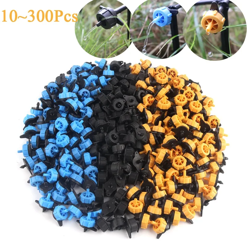 10~300pcs Garden Drip Irrigation Emitter 2l 4l 8l Flow Detachable ...