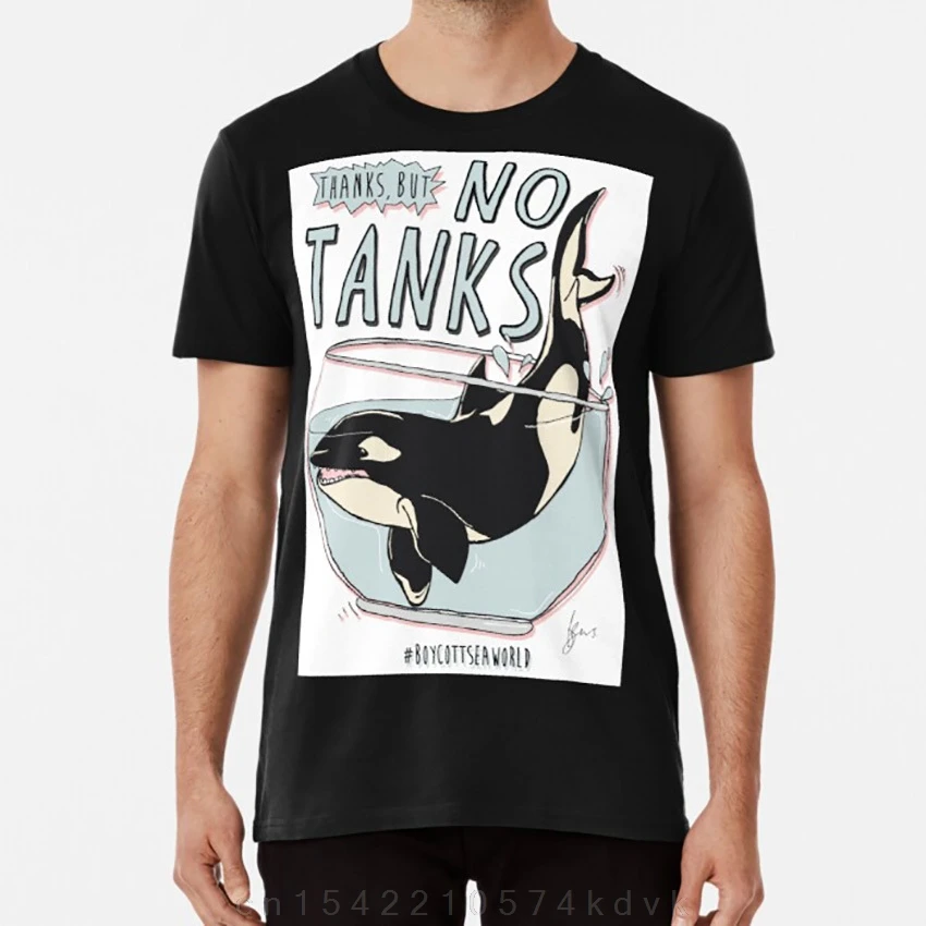 Funny-Seaworld-T-Shirt-Save-The-Orca-Thanks-But-No-Tanks-Sea-World-Orca ...