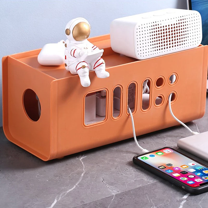 Multi hole Cable Storage Box Wire Management Socket Charger Power Plug ...