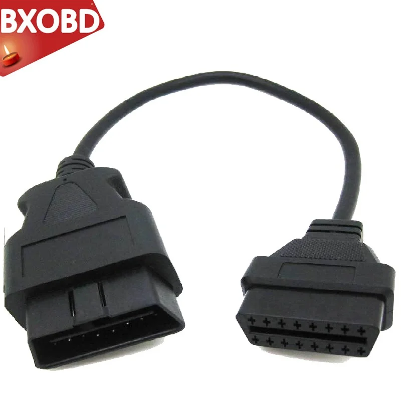 Obd2 16 Broches À 16pin Prise Mâle À Femelle Rallonge Voiture ...