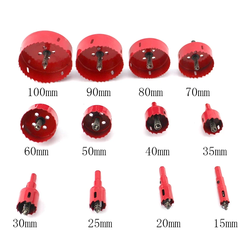 M42 Hss Steel Drilling Hole Gypsum Board Plastic Iron Plate Bi-metal ...