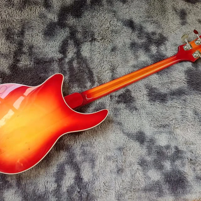Cherry Red Bass Guitar