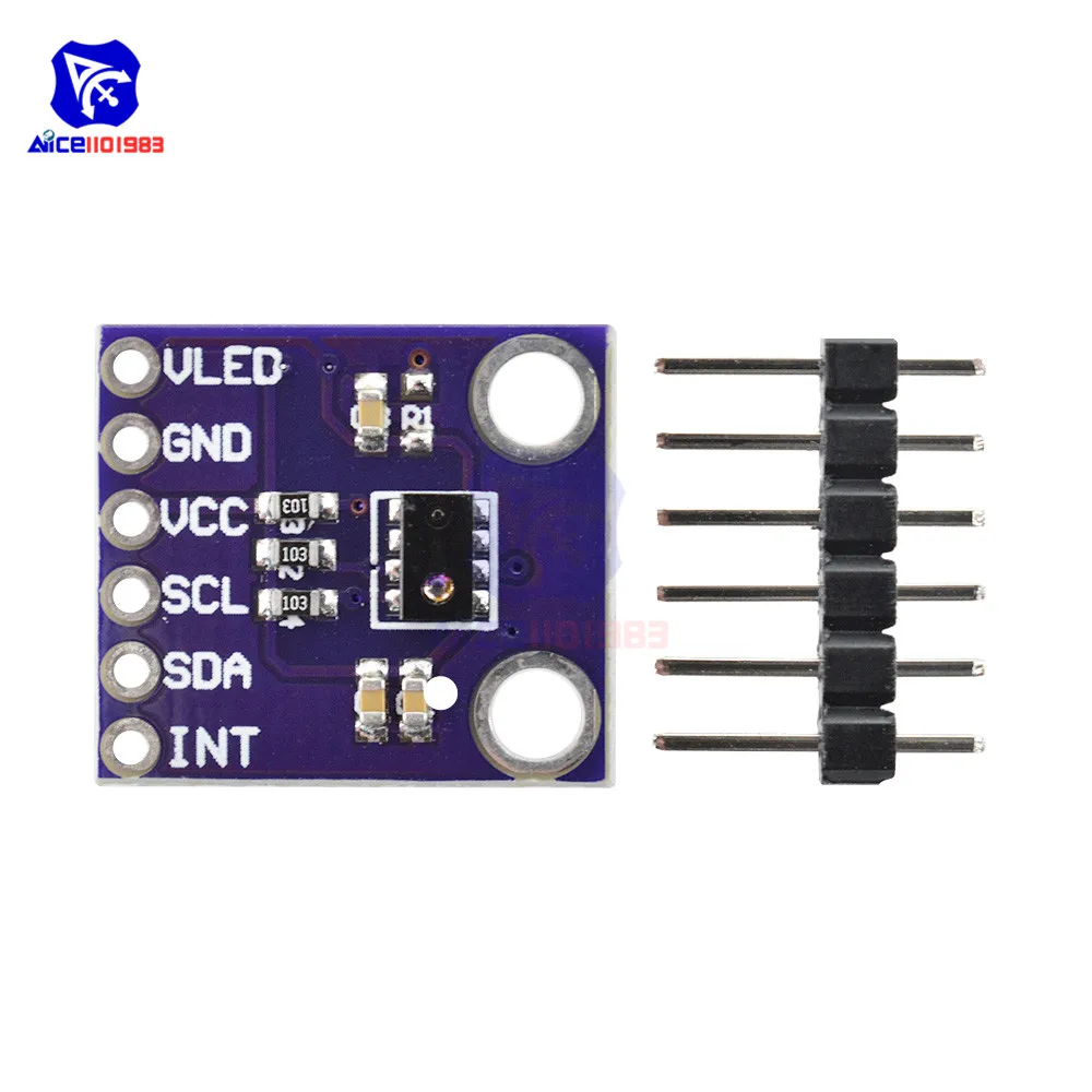 Diymore Módulo Sensor de distancia AP3216, Sensor de proximidad óptico Digital 3 en 1, módulo ...