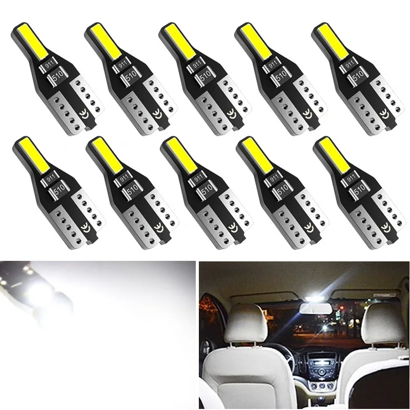 10x W5W LED T10 LED Interior Car Lights For Citroen C5 C3 C4 Picasso ...